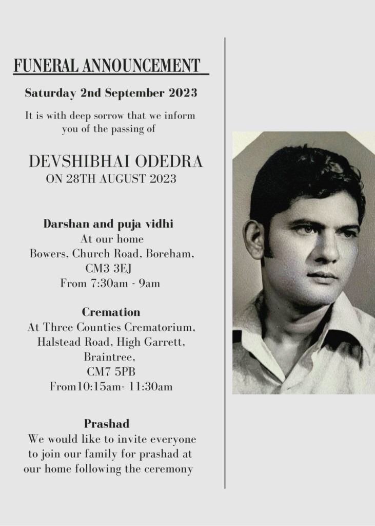 Devshibhai Odedra Passed Away | Maheronline