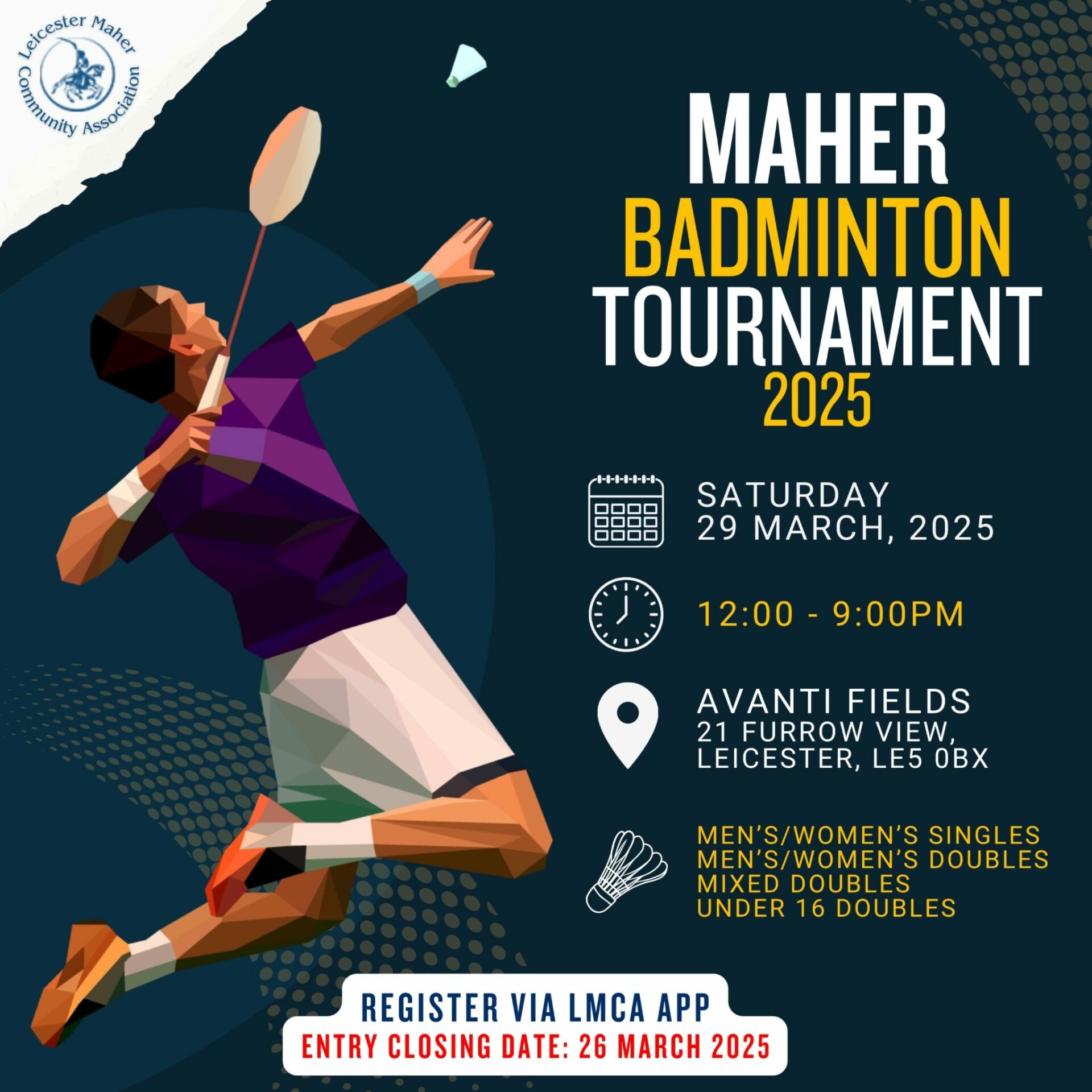 Maher Badminton Tournament 2025 | Maheronline